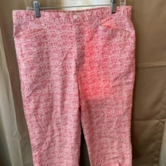 Faded Glory | Pants & Jumpsuits | Faded Glory Red White Stretch Capris ...